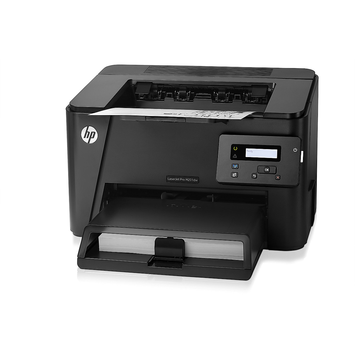 HP Laserjet Pro M201dw Wireless Monochrome Printer, Amazon Dash Replenishment Ready (CF456A) (Renewed)