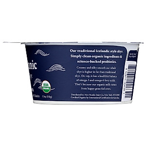 Norr Organic Organic Plain Whole Milk Skyr, 5.3 OZ