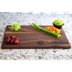 Custom Logo Cutting Board | Corporate Gifts | Client and Real Estate Closing Gifts | Customer Appreciation Gift Ideas | Engraved Company Logo Cutting Boards.