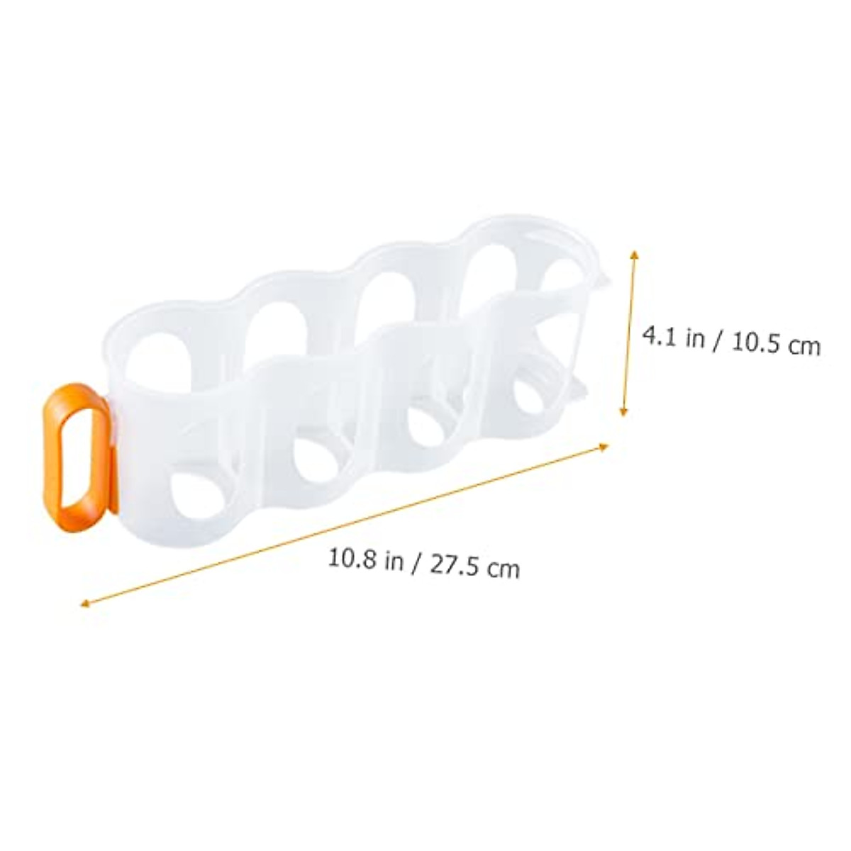 Baluue 6 Pcs Cans Organizer Dispensador De Cerveza Stackable Storage Box Fridge Organizer Cans Freezer Drink Organizer Beverage Bins Fridge Organizer Drinks Fridge Soda Can Dispenser Beer