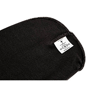 TopHeadwear Cuffless Beanie for Men Women, Unisex Short Beanies Skull Cap, Black