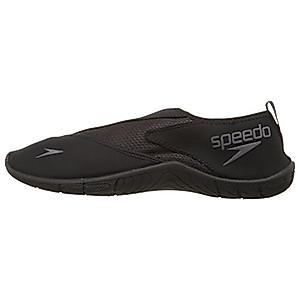 Speedo mens Surfwalker Pro 3.0 athletic water shoes, Speedo Black, 14 US
