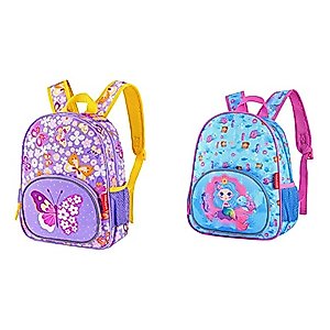 Daaupus 12-Inch girl preschool backpack,Kids Backpack for Boys & Girls, Perfect for Daycare and Preschool, Unique design print backpack for school and travel
