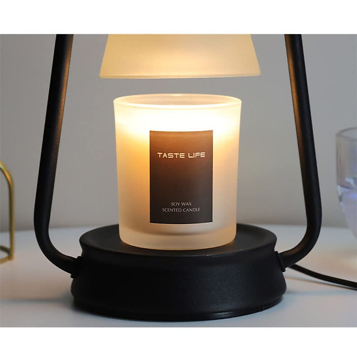 Candle Warmer Lamp - With Timer & 2 Bulbs, Electric Scented Wax Jars Melter, Warmers For Jar Candles, Heater Lamps For Candle Warming, Warm Heat Melt Candle Saver, Cute Night Light Candle Warmer.