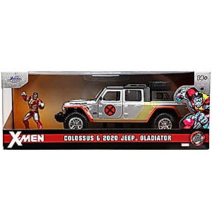 New Jada 2020 Gladiator and Colossus Diecast Figurine Marvel X-Men Hollywood Rides Series 1/32 Diecast Model Car by Jada 33363