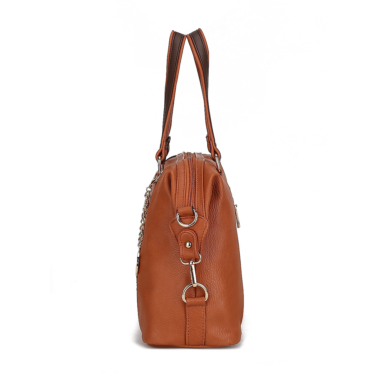 MKF Collection Tote Bag for Womens Top-Handle Satchel & Messenger Purse Beige