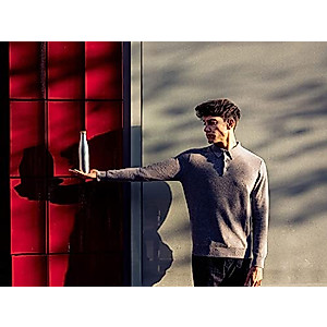 SIGG - Insulated Water Bottle - Meridian - Leakproof - Lightweight - BPA Free - Plastic Free - 18/8 Stainless Steel - Brushed - 24 Oz