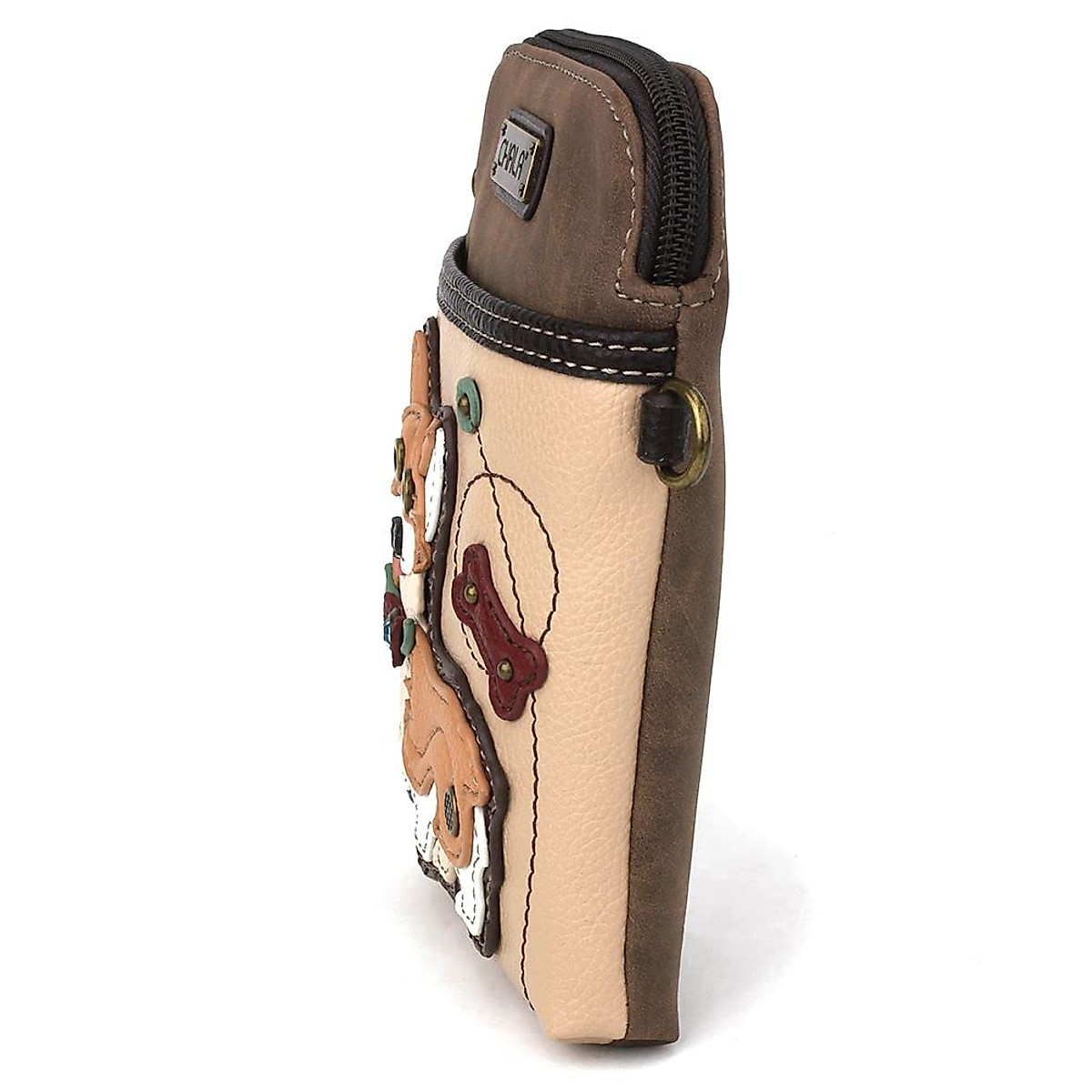 Chala Group Chala Corgi Cellphone Crossbody Handbag - Convertable Strap, Ivory