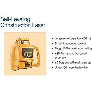 Topcon RL-H5B Leveling Horizontal Rotary Laser w/Bonus Field Book,400m Laser