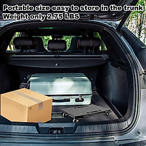 Furniture Dolly, Small Dolly with Wheels, 16.3 x 11 inch Furniture Moving Dolly 4 Wheels Heavy Duty Mini Dolly, Portable Flat Dolly Moving Cart for Moving, 500 Lbs Capacity (Black)