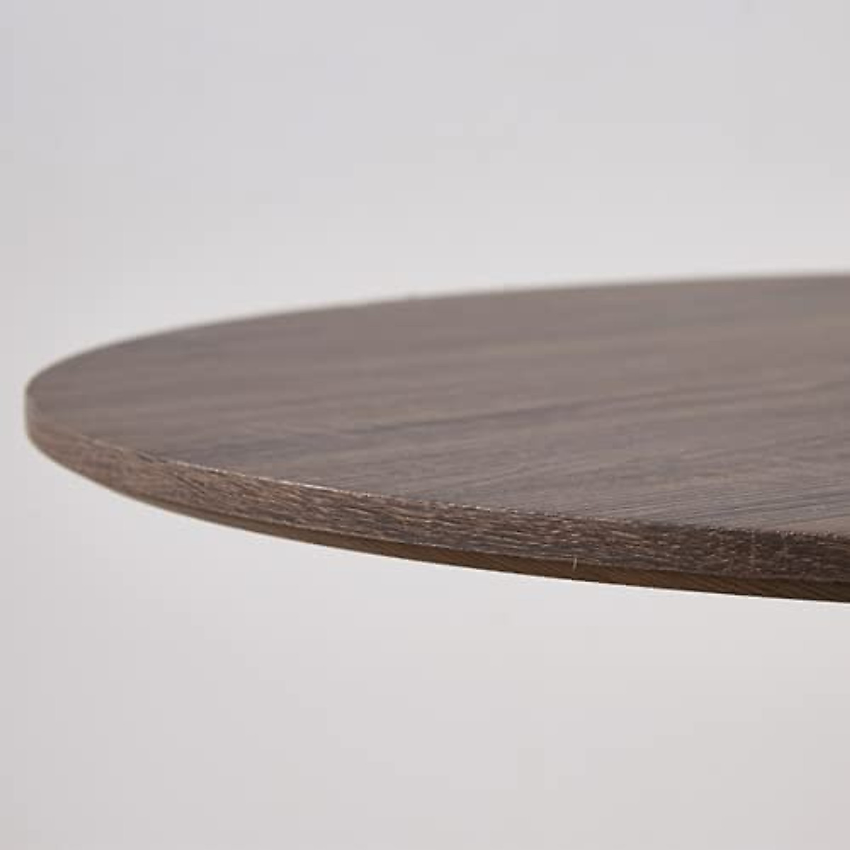 Modern Round Dining Table with Faux Marble Top for Kitchen Bar Patio Drop Leaf Table with Metal Base for Dining Room