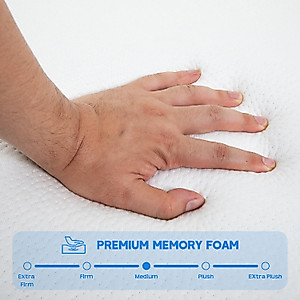 FDW Mattress/Foldable Mattress for Kids and Adults/Medium-Firm Mattress with a Collapsible and Washable Cover/Suitable for RV Travel Camping Guest,Full