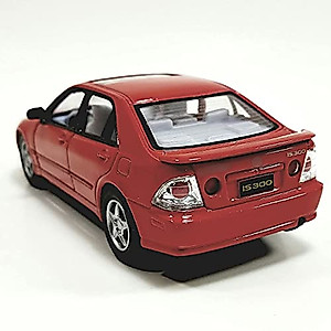Kinsmart Lexus IS300 Fire Red Hardtop with Sunroof 1/36 Scale Diecast Car