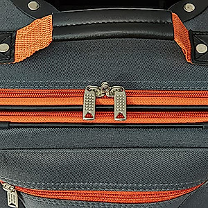 Rockland Fashion Expandable Softside Upright Luggage Set, Charcoal, 2-Piece (14/19)