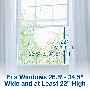 Air King 9155 Window Fan, 16-Inch,White