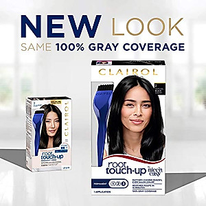 Clairol Root Touch-Up by Nice'n Easy Permanent Hair Dye, 2B Blue Black Hair Color, Pack of 1 (Pack of 2)