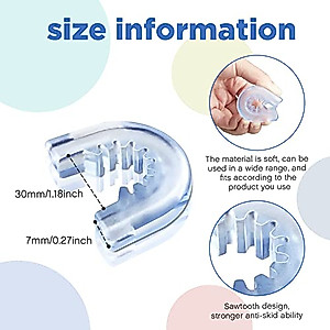 Tondiamo 6 Pieces Suction Cup Holder Bathroom Caddy Suction Cups Shower Caddie Suction Cup Multipurpose Shower Suction Cup 3 Pieces Rubber Rings Bathroom Decor and Replacement