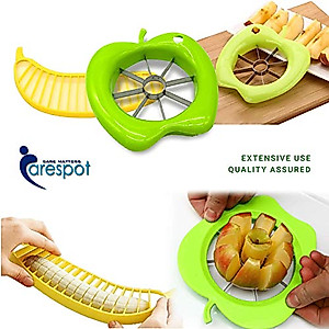 30 PCS Fruit slicer set Fruit Shape Cutters, mini Cookie Cutters, Apple Slicer, Avocado Cutter, Banana Slicer, Watermelon Cutter, melon baller, Carving Knife, vegetable cutters Carespot