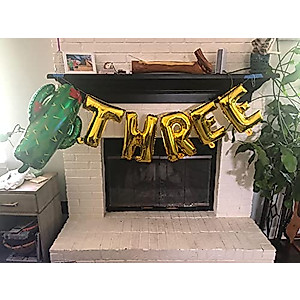 LaVenty Mexican Third Birthday Decoration Three Esta Decorations Three-Esta Birthday Party Decorations 3rd Birthday Fiesta Party Three Year Old Fiesta Birthday Decoration