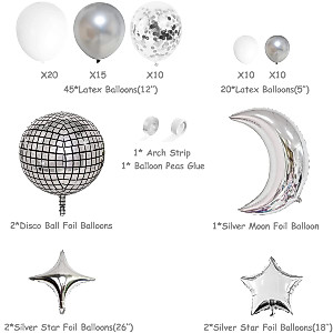 Iridescent Happy Birthday Party Decorations Set for Groovy 60s 70s Birthday Party Retro Boogie Disco Birthday Party Decorations