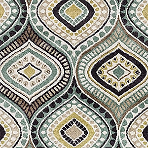 Aurora Large 7x10 Area Rug 7x10 - Indoor Area Rugs for Living Room - Dining Room Rug - Bedroom Rug - Kitchen Rug - Entryway Rug Contemporary Carpet - Alfombras para Salas Modernas Grandes