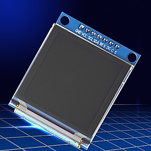1.5inch OLED Display Module I2C IIC SPI Serial 128 * 128 Color OLED LCD White Display Module for SSD135 Serial Peripheral Interface OLED Color Display Graphic Module