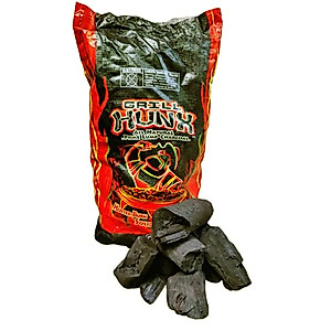 GrillHunx Pro Grade XL All Natural Hardwood lump Charcoal *20 lbs* Hand Selected for Grilling and Smoking. Restaurant Quality.…