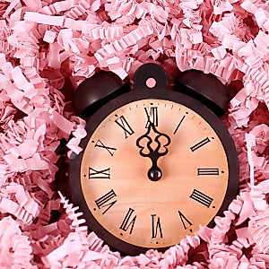 Mighty Gadget 1 LB Light Pink Crinkle Cut Paper Shred Filler for Gift Wrapping & Basket Filling