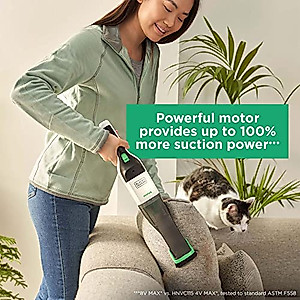 BLACK+DECKER 8V MAX reviva Handheld Vacuum, Cordless, Transparent Dustbowl (REVHV8J40)