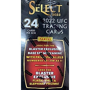 2022 Panini Select UFC New Factory Sealed Blaster Box - 6 Packs - 24 Trading Cards