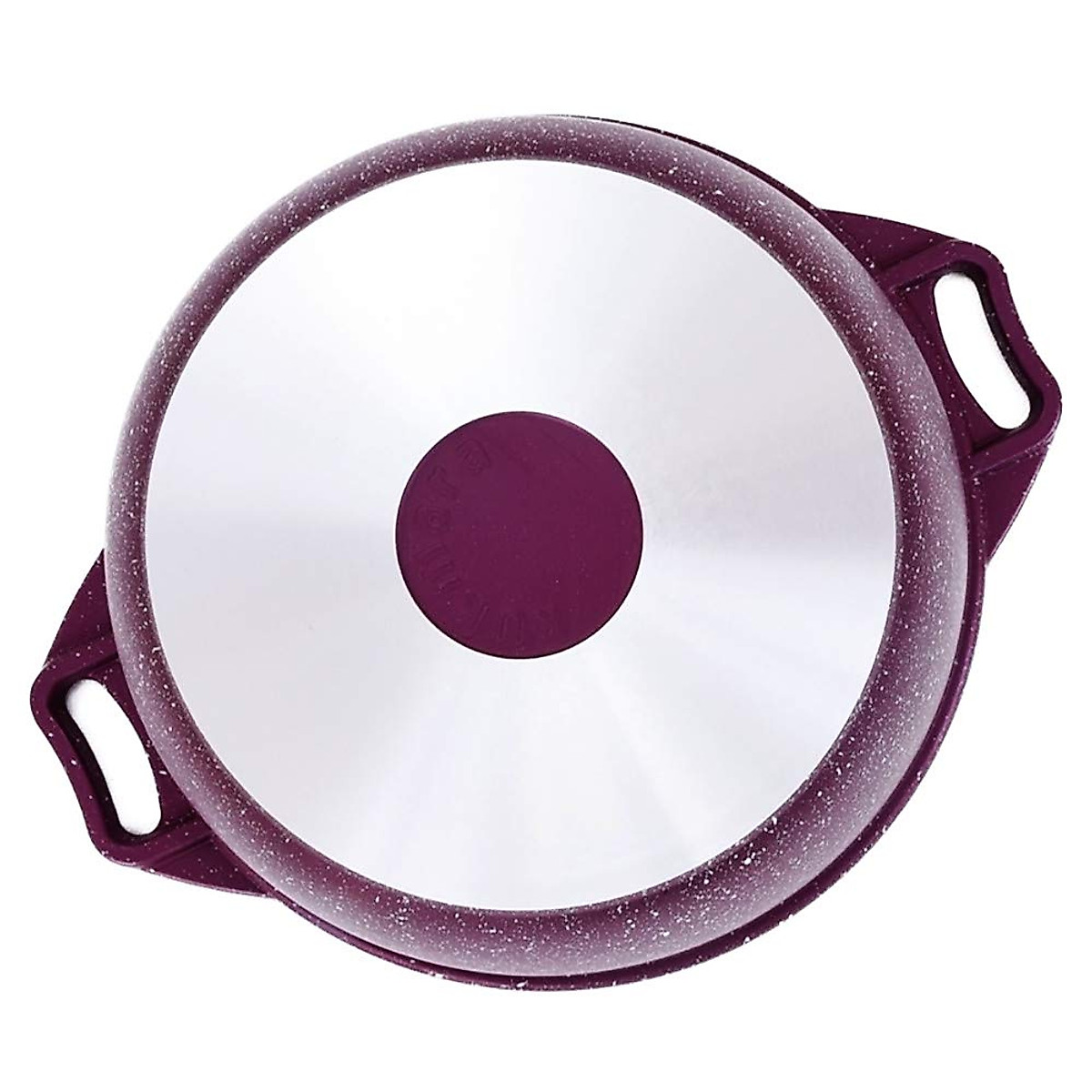 Cooking Pot Aluminum Pot with Glass Lid "Trendy style" (mystery) Cookware Kitchen Pot (6.3-qt. (6 L))