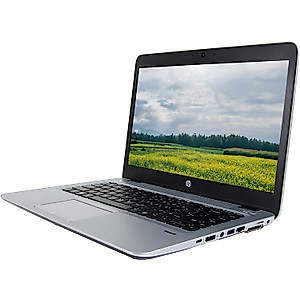 HP EliteBook 840 G4 14 FHD Laptop, Core i5-7200U 2.6GHz, 16GB RAM, 256GB Solid State Drive, Webcam, Bluetooth, Backlit Keyboard, Windows 10 Pro 64Bit (Renewed)