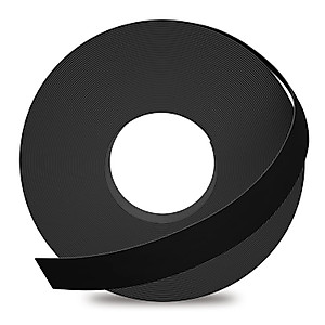 GSCIT Club Black Melamine Edge Banding, 3/4 inch x 25ft, Commercial Grade, Flexible Edging Trim for Plywood Cabinet Furniture