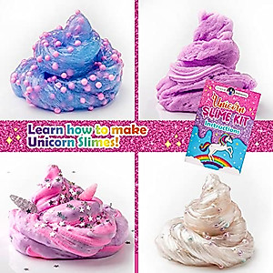 Original Stationery Unicorn Magical Slime Kit for Girls 10-12 to Make Unicorn Slime and Glow in The Dark Unicorn Slime for Kids