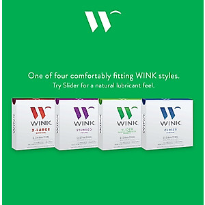 WINK Slider Condoms, 24 count