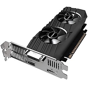 Gigabyte GeForce GTX 1650 OC Low Profile 4G Graphics Card, 2X Windforce Fans, 4GB 128-Bit GDDR5, Gv-N1650OC-4GL Video Card