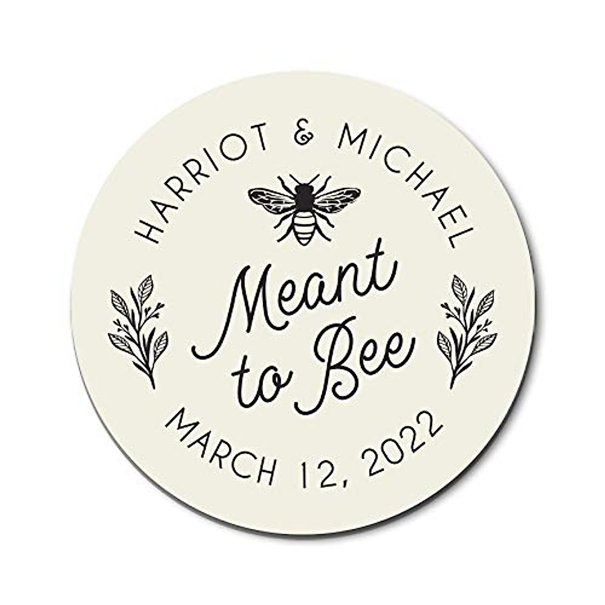 Meant to bee sticker, Honey favor stickers, Meant to bee labels, Custom wedding stickers, Honey bee party, F16:18
