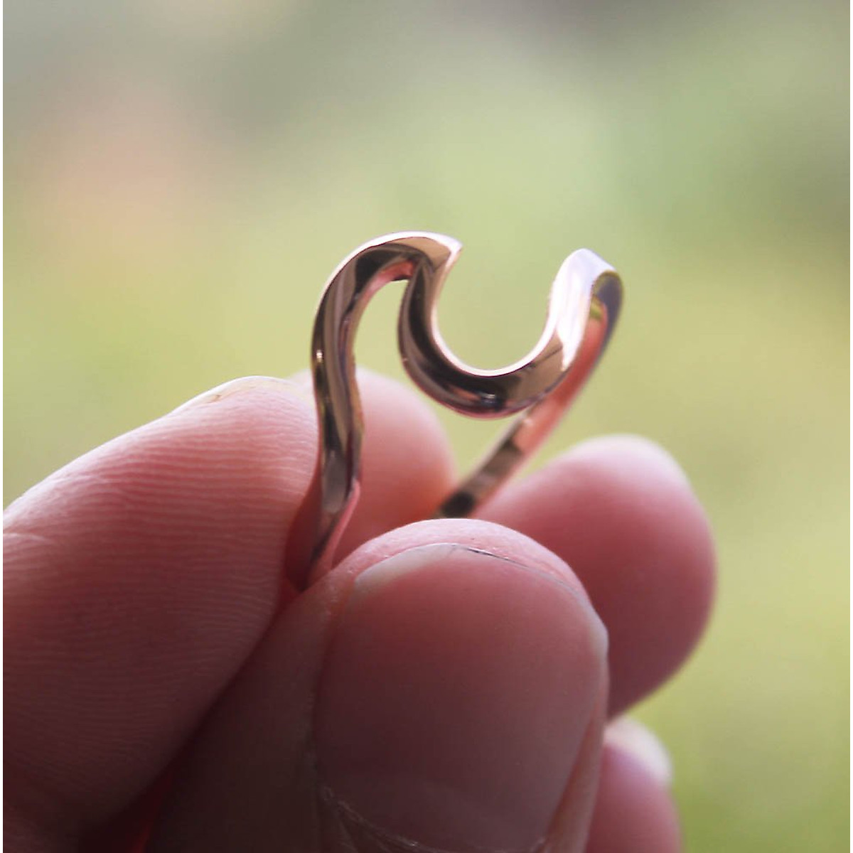 Oxford Diamond Co Wave Design .925 Sterling Silver Ring Size 9