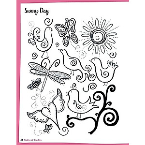 Oodles of Doodles, 2nd Edition: Creative Doodling & Lettering for Journaling, Crafting & Relaxation (Design Originals) Motifs & Techniques for Borders, Alphabets, Flowers, Hearts, Arrows, & More