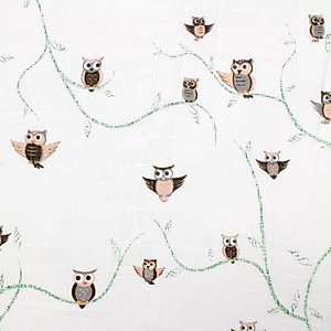 j & alex's Hand Dyed 100% Cotton Muslin Swaddle Blankets - White, Set of 4, Baby Receiving Blankets for Boys & Girls, Large 47 x 47 inches