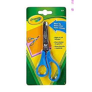 Crayola Scissors (Single Pack), 7" Blunt Tip Scissors For Kids, Back To School Supplies, Kids Arts & Crafts, Colors May Vary