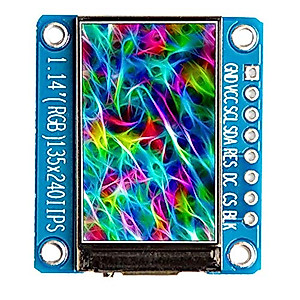 Taidacent HD Color Screen Generator Monitor St7789 Amoled IPS LCD SPI IPS Screen 8 Pins Small Tiny 135 * 240 1.14 Inch