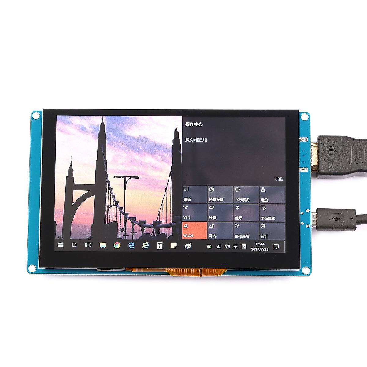 GeeekPi 5 Inch Capacitive Touch Screen 800x480 HDMI Monitor TFT LCD Display for Raspberry Pi 4 Model B, Raspberry Pi 3/2 Model B/B+/Pi Zero & BeagleBone Black & PC