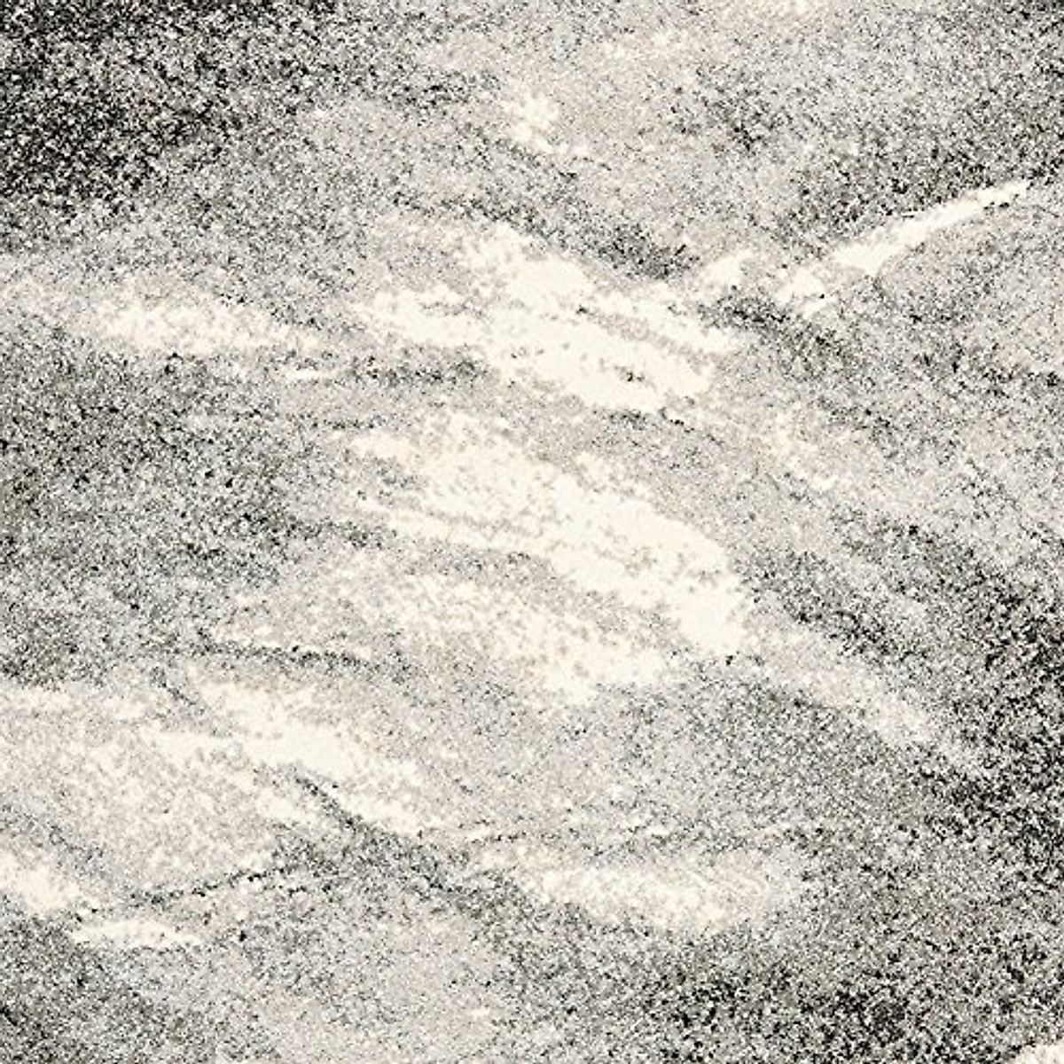 SAFAVIEH Retro Collection Accent Rug - 4' x 6', Grey & Ivory, Modern Abstract Design, Non-Shedding & Easy Care, Ideal for High Traffic Areas in Entryway, Living Room, Bedroom (RET2891-8012)