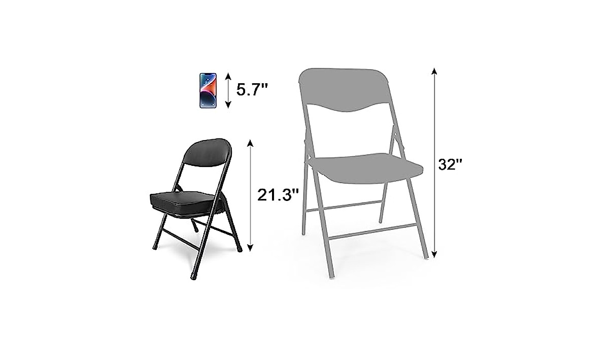 fusehome Mini Folding Chair - Lightweight & Portable