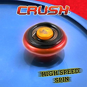 Crush Blades Metal Fusion Starter Set with 1 Battle Top Mercury Anubius 85XF, 1 Launcher, Metal Wheel, Track and Base, Duel Spinning Game for Kids Aged 8 and Above
