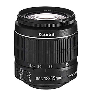 Canon EOS 2000D / Rebel T7 DSLR Camera w/ 18-55mm F/3.5-5.6 is II Lens + 32GB SD Card + More (Renewed)