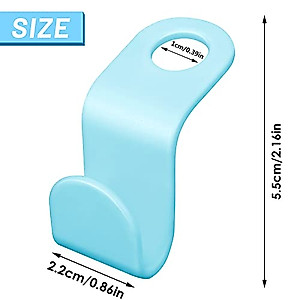 TCIOD 60pcs Hanger Connector Hooks, Space-Saving Cascading Clothes Hook Hanger Plastic Hooks Hanger Hook for Thanksgiving Christmas Decoration