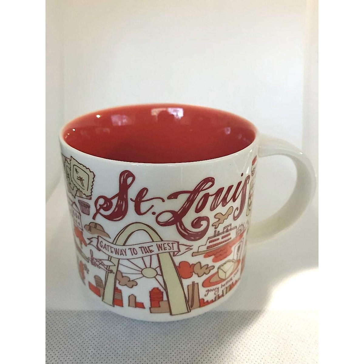 Starbucks St. Louis Been There Series Ceramic Coffee Mug Cup 14oz