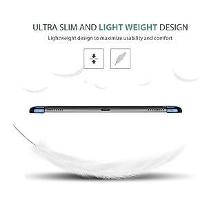 ProCase Slim Case for Galaxy Tab A 10.1 2019 Model T510 T515 T517, Lightweight Stand Case Shell Cover for 10.1 Inch Galaxy Tab A Tablet SM-T510 SM-T515 SM-T517 2019 Release -Navy